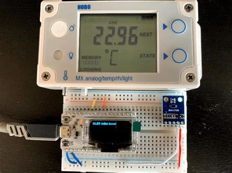 Mx1101 Light Intensity Data Logger And Bh1750 Ambient Light Sensor