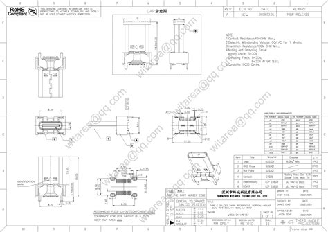 Source Usb Type C Female Receptacle With Stakes Heavy Duty Power Usb Type C Dual Row Smt
