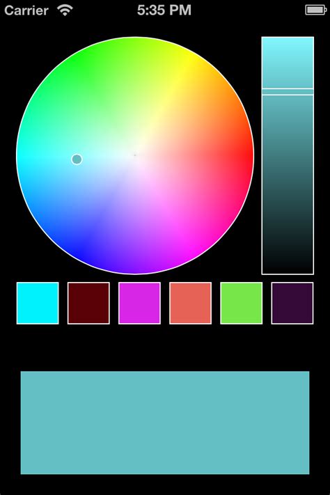 Github Mattbauchmbcolorpickerview A Uiview That Allows You To Pick A Hsv Color