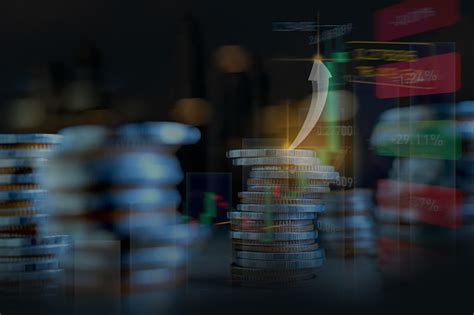 그래프 차트 성장 경제 성장 그래프 차트가 있는 동전 스택 사업 전략 0명에 대한 스톡 사진 및 기타 이미지 0명 가격 가상현실 Istock