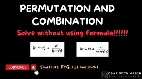 Lecture 18 Permutation And Combination Tricksupsccsatbankssc
