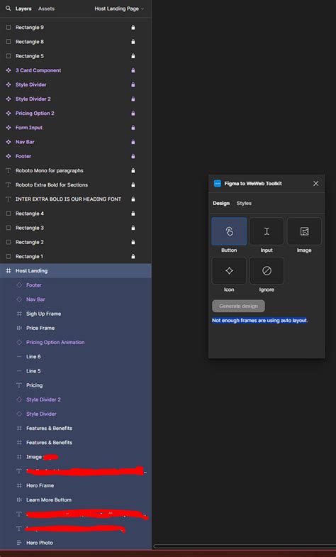 Figma Plugin Issue Not Enough Frames Are Using Auto Layout Ask Us