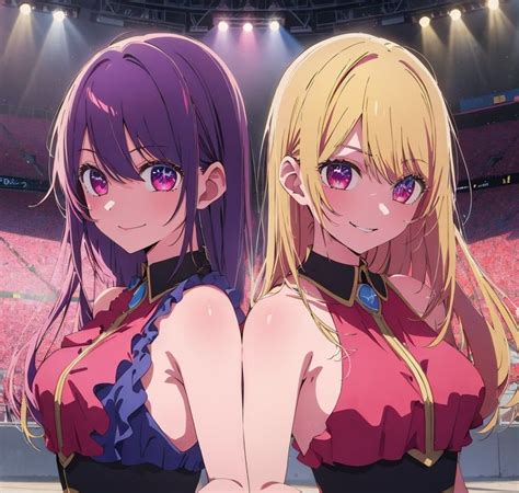 Ruby X Melt Aqua And Ruby Hoshino Ai Hoshino Y Ai Hosino