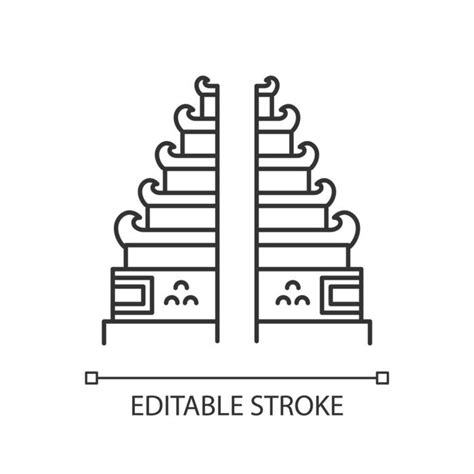 Bali Gate Vector Art Icons And Graphics For Free Download