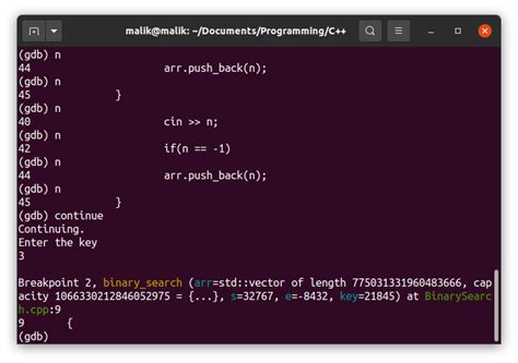 gdb debugger commands for beginners linuxfordevices