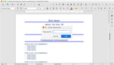 How To Protect Your Libreoffice Document With Password Better Tech Tips