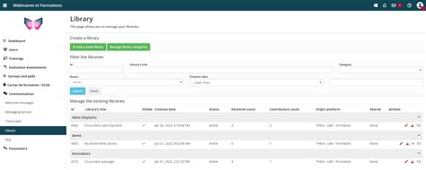 Our Library Support Theia