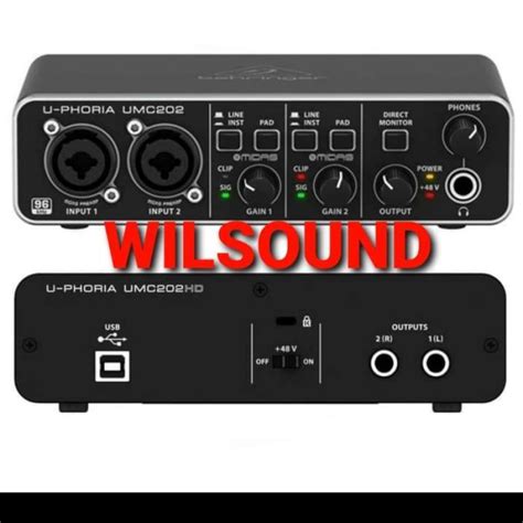 Promo Soundcard Behringer Umc 202 Hd Umc202hd Original Diskon 17% Di ...