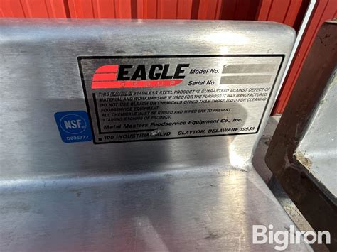 Eagle Group Stainless Preparation Tables Other Bigiron