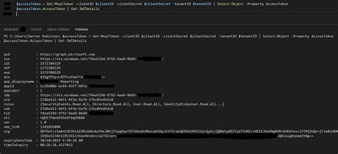 Microsoft Graph Using Msal With Powershell Darrenjrobinson Bespoke