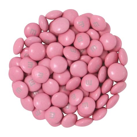 Mandm Light Pink Plain Chocolate Bulk N Bits