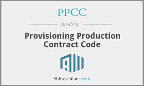 What Does Ppcc Stand For