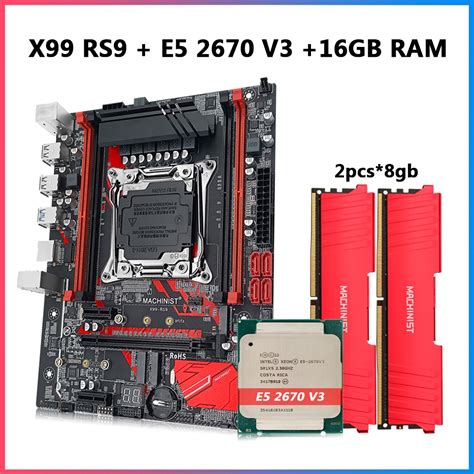 Jual Preorder Machinist X99 Motherboard Combo Lga 2011 3 Set Kit With