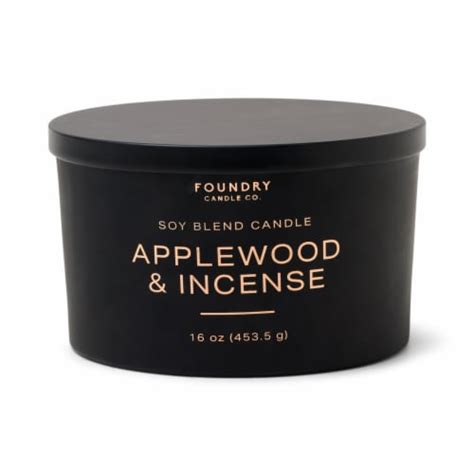 Foundry 16 Oz 3 Wick Applewood And Incense Scented Candle 16 Oz Kroger