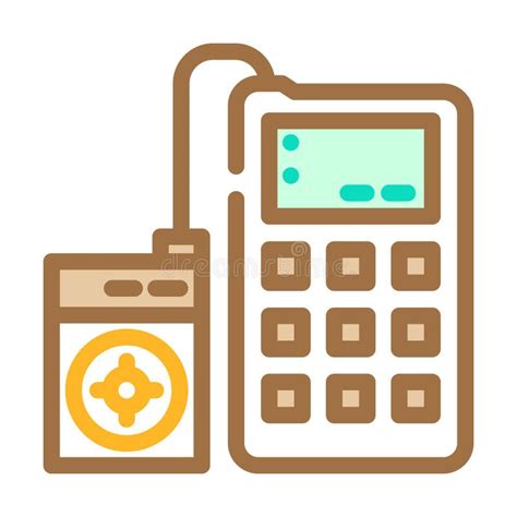 Sensor Calibration Electronics Color Icon Vector Illustration Stock Vector Illustration Of