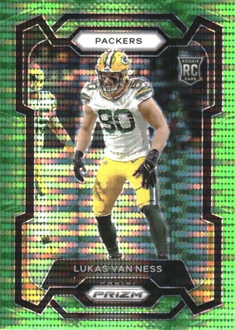 Nfl Future Watch Lukas Van Ness Football Cards Green Bay Packers