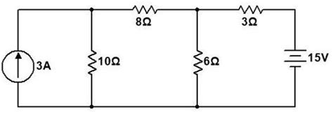 Solved Use Source Conversion To Find The Current And Power Chegg Com