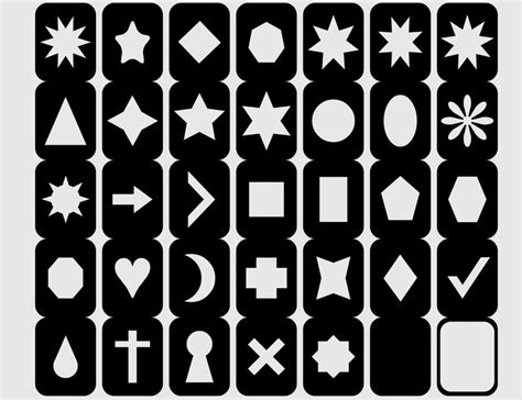Premium Vector Set Of Basic Shapes Black Vector