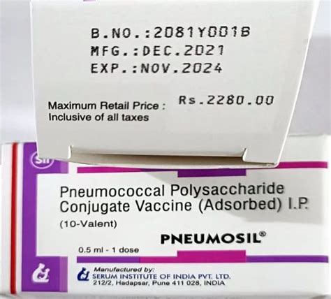 Pneumococcal Polysaccharide Conjugate Vaccine Na At ₹ 2280piece