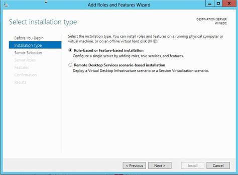 Windows Server Beta Active Directory ADDS Installation
