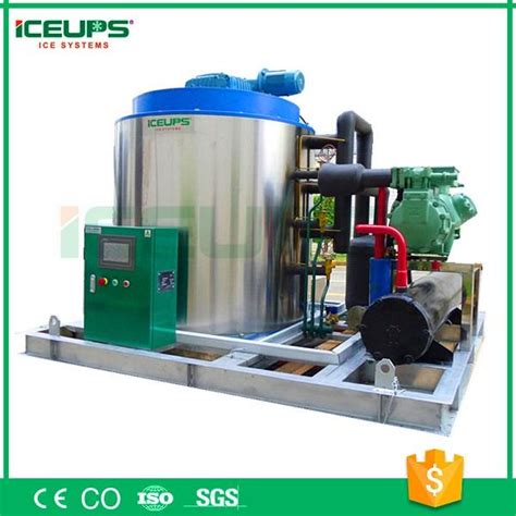 Ton Industrial Ice Maker Flake Ice Factory Machine KMS T ICEUPS China Manufacturer
