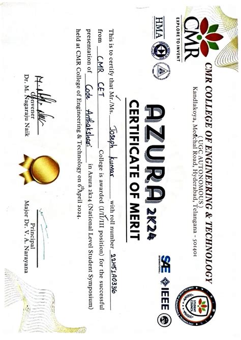 Joseph Kumar On Linkedin Codeantakshari Cmrcet Coding Victory