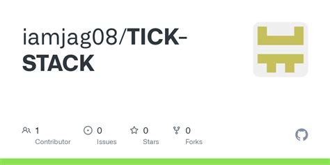 GitHub Iamjag TICK STACK