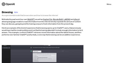 Chatgpt Browse And Chat With Openais Powerful Tool Futureen