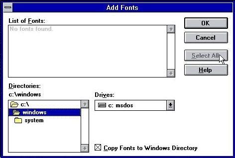 How To Working With Fonts In Windows