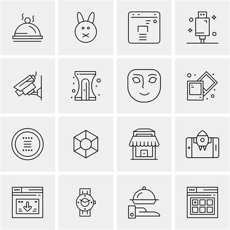 Data File Share Science Bold And Thin Black Line Icon Set 13296202