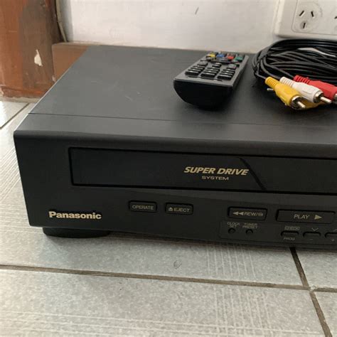 Panasonic Nv Sd1 Vcr Vhs Player Recorder Super Drive Pal With Remote C
