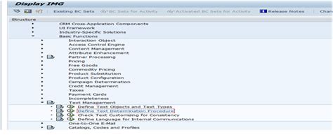 text determination procedure sap community