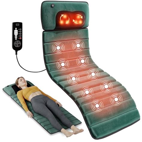 Himouta Full Body Massage Mat With Heat Back Massager With 10