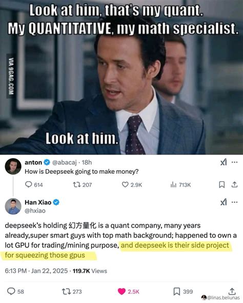 Quants Coming For Llms Ai Start Up Deepseek Just Released Its Open Sourced Llm The R1 A Side