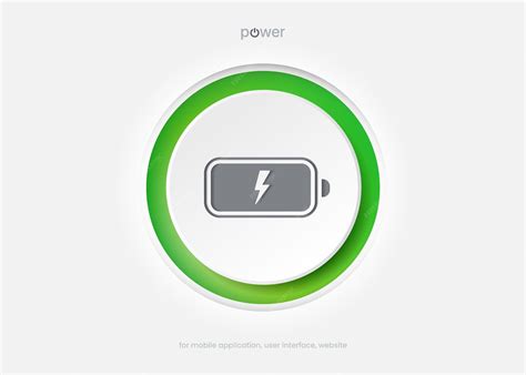 3d 휴대 전화 인터페이스 아이콘입니다 충전 완전 배터리 충전 모바일 앱용 전원 기호 Ui Ux 프리미엄 벡터