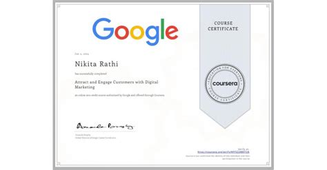 nikita rathi on linkedin completion certificate for attract and engage