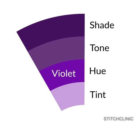 Shades Of Purple Color Wheel