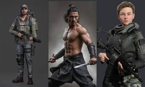 do unreal engine 3d game character model 3d realistic or stylized game