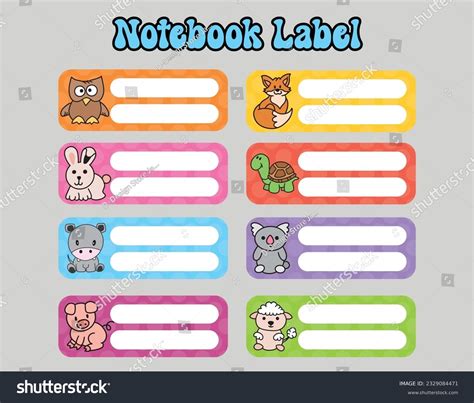 Name Tag Design For Notebook