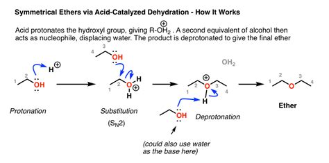 Alcohols To Ethers Via Acid Catalysis Master Organic Chemistry