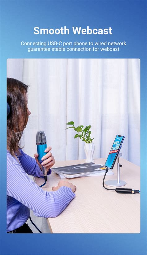 Vention Network Card Usb C Usb 30 1000mbps Gigabit Lan Rj45 For Pc