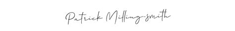 97 Patrick Milling Smith Name Signature Style Ideas Exclusive Electronic Signatures