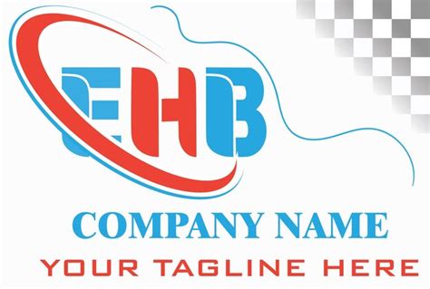 Premium Vector Ehb Letter Logo Design