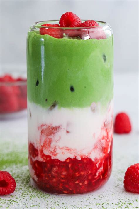 Raspberry Matcha Latte Simply Home Cooked
