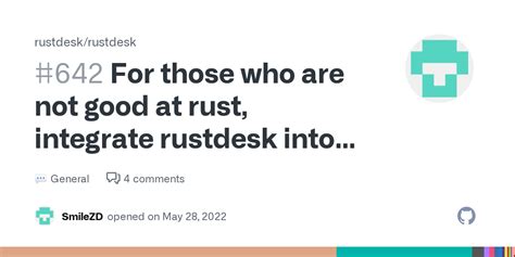 For Those Who Are Not Good At Rust Integrate Rustdesk Into Their Own Projects Rustdesk