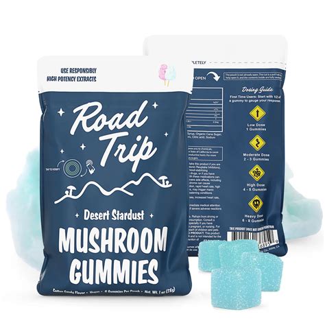Road Trip Desert Stardust Gummies Cotton Candy Liftoff Smokeshop