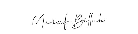 91 maruf billah name signature style ideas fine electronic sign