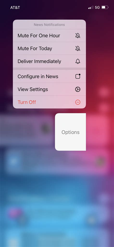 [ios 15 db3] swiping left on a notification now shows “options