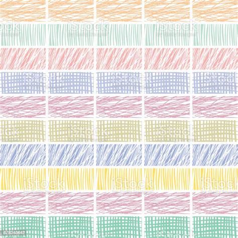 마름모 정사각형으로 원활한 벡터 기하학 패턴입니다 손 끝 없는 배경 질감된 기하학적 그림 그려 포장 웹 배경 벽지 파스텔 그래픽