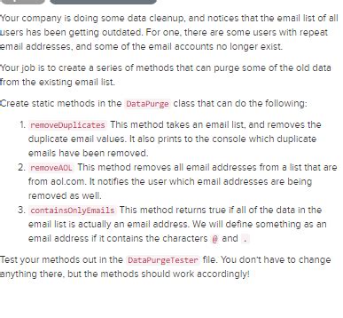 Solved Your Company Is Doing Some Data Cleanup And Notices Chegg Com
